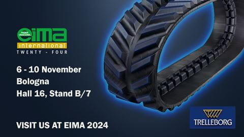 Trelleborg Tires reveals its first Agri Rubber Track ART1000 at EIMA ...