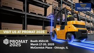 ProMat 2025: Handling Solutions | Trelleborg Tires USA